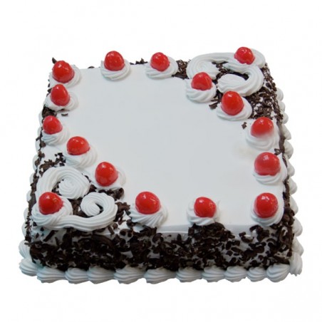 Buy Black Forest Rectangular Cake online with Home Delivery